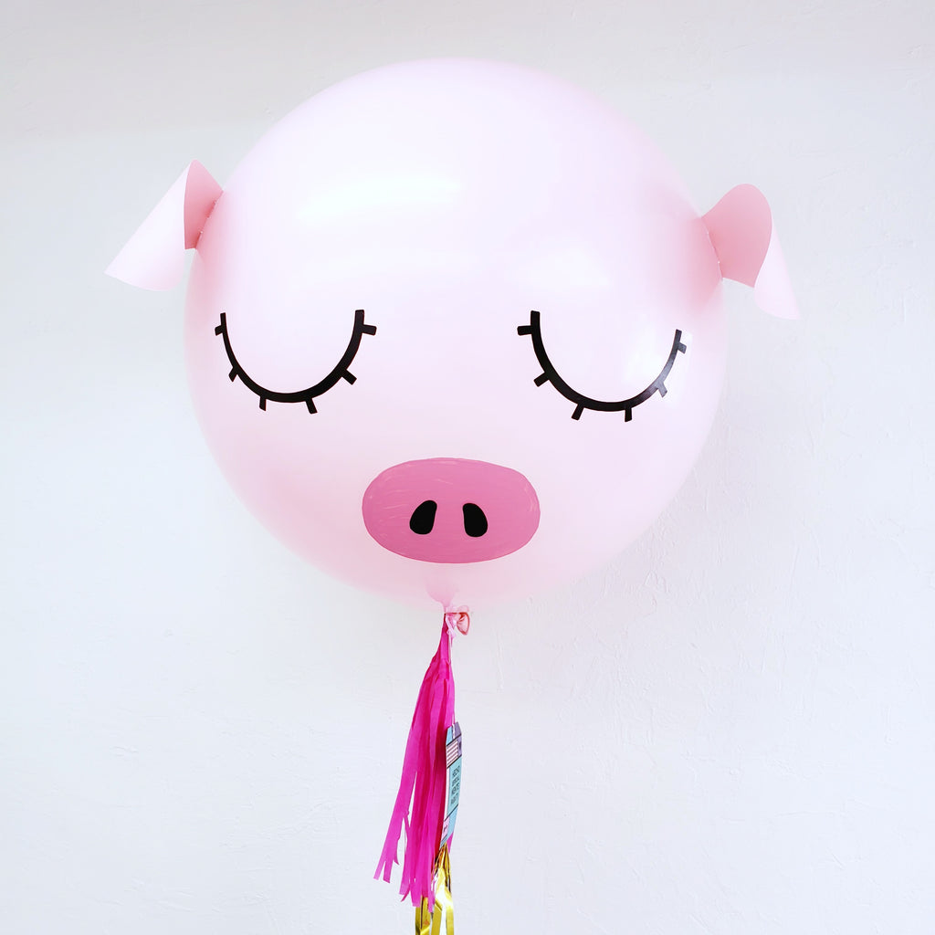 Globo Gigante de Cerdito (con helio (Solo CDMX)) (Pedir con 2 días de ...