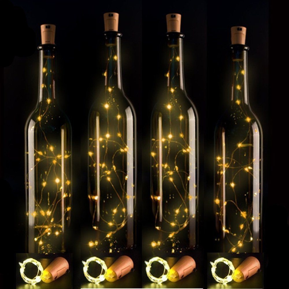 Pack de 5 series led de corcho (para botellas de vidrio)